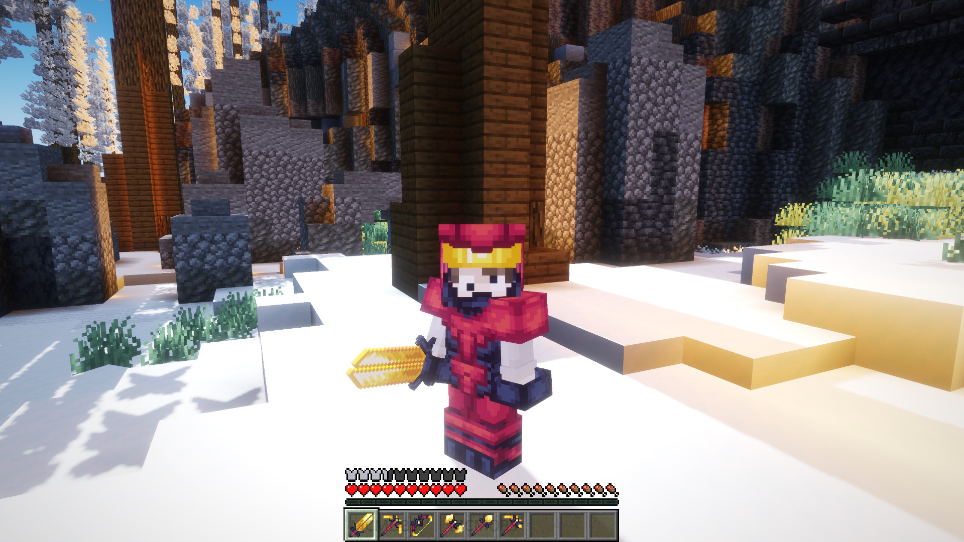 Red Warrior Set | Chunkfactory